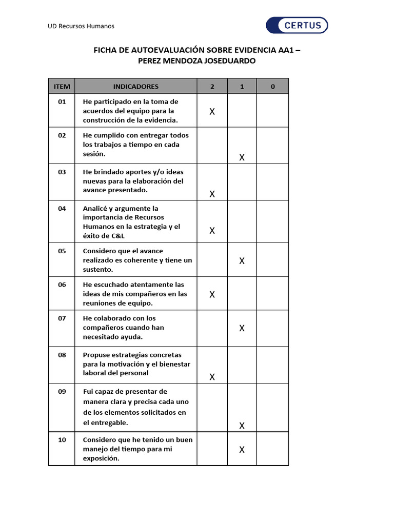 Autoevaluación AA1 | PDF