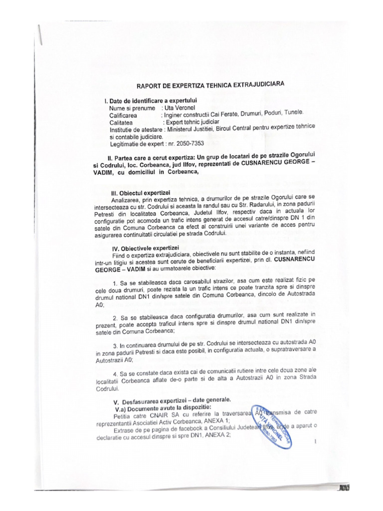 Raport de Expertiza Tehnica Extrajudiciara | PDF