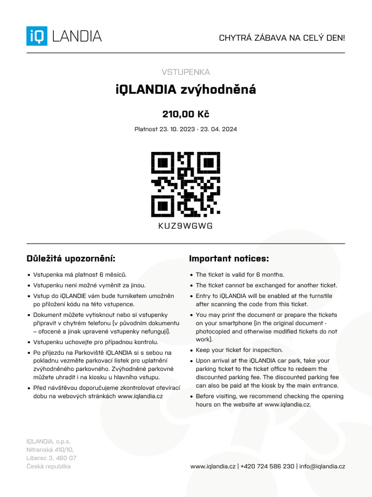 Vstupenky | PDF