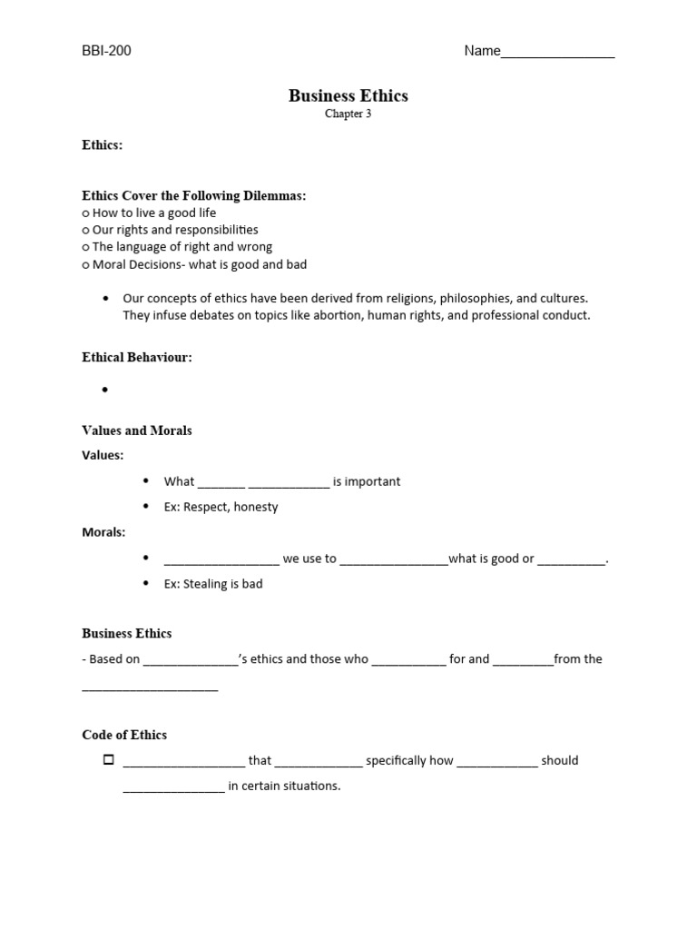 Business Ethics | PDF | Business Ethics | Morality