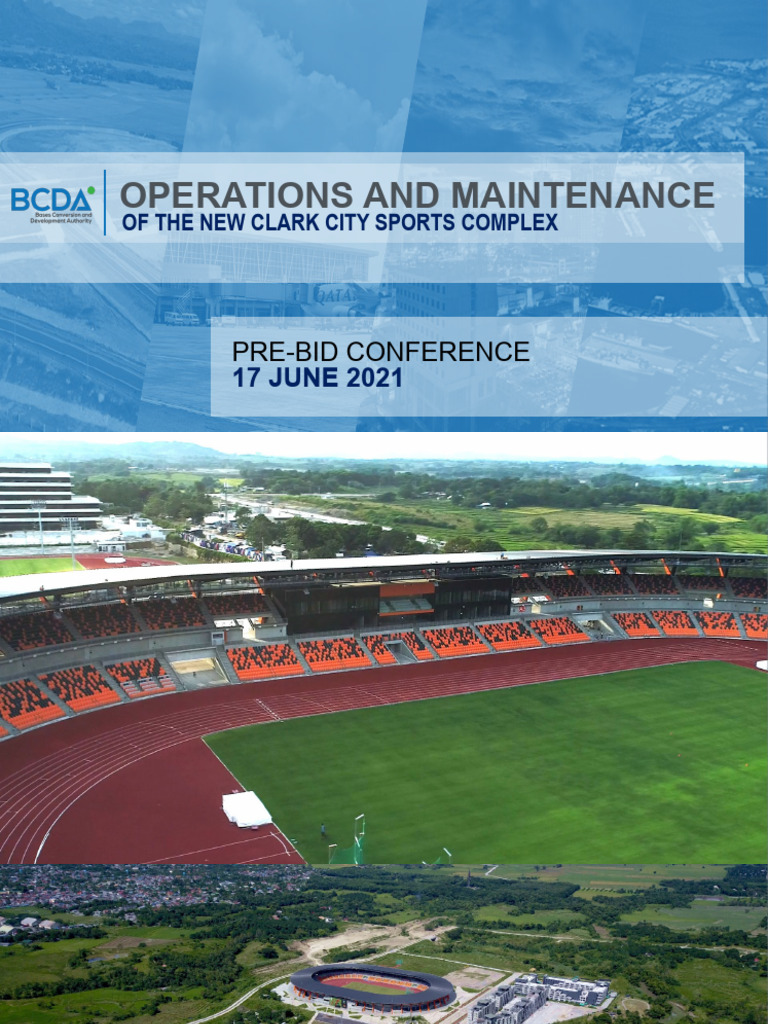 Prebid Conference - O&m NCC Sports Facilities | PDF | Housekeeping | Business