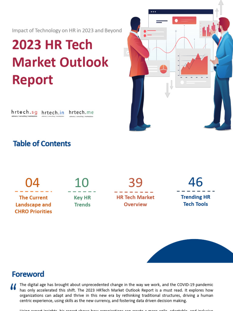 2023 HR Tech Market Outlook Report | PDF | Analytics | Employment