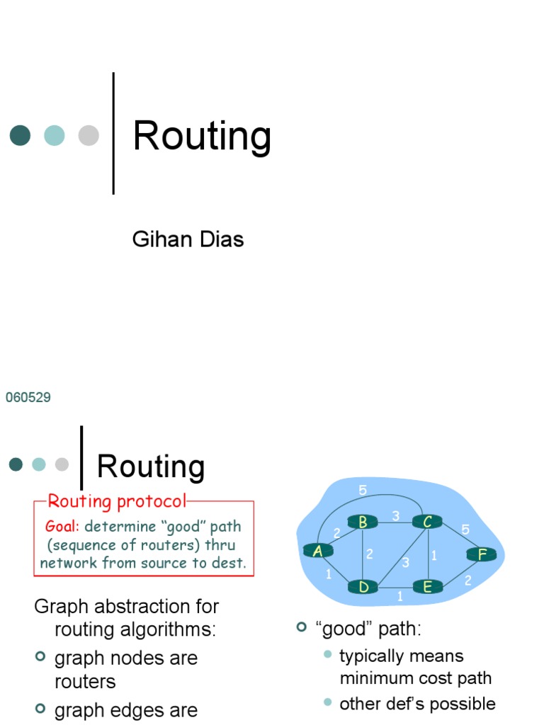7 Routing | PDF | Routing | Internet Protocols