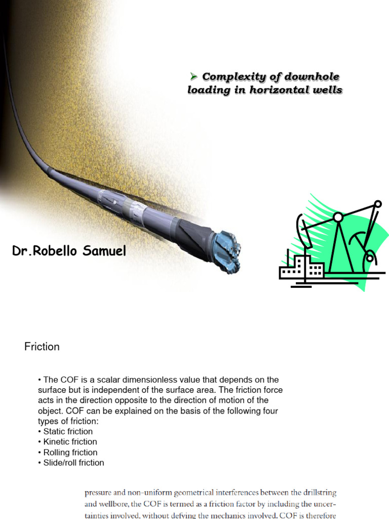 Torque and Drag HMSE | PDF | Friction | Buckling