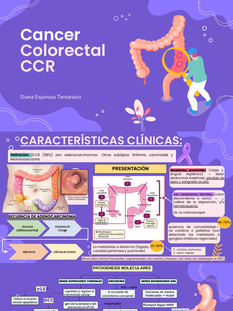 Sem 6 - Cancer Colorectal | PDF | Cáncer colonrectal | Metástasis