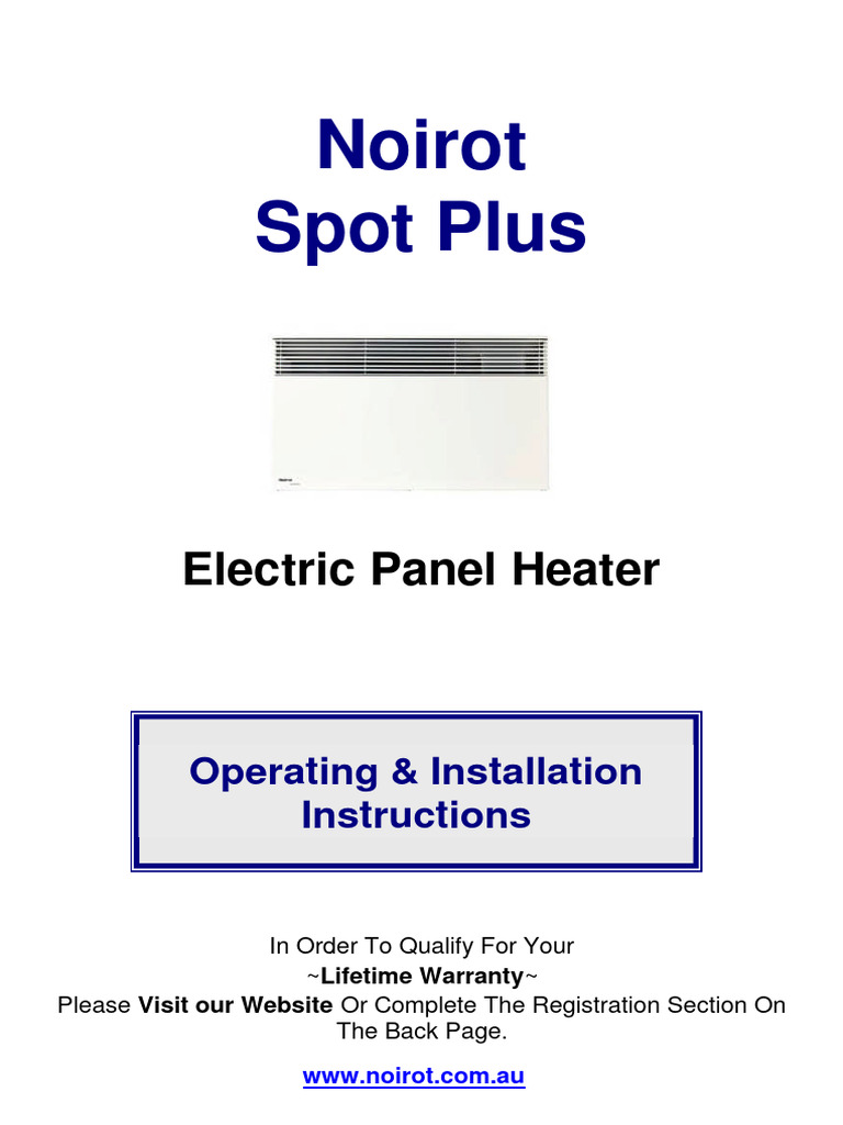 Spot Plus Instructions | PDF | Ac Power Plugs And Sockets | Electrical Engineering