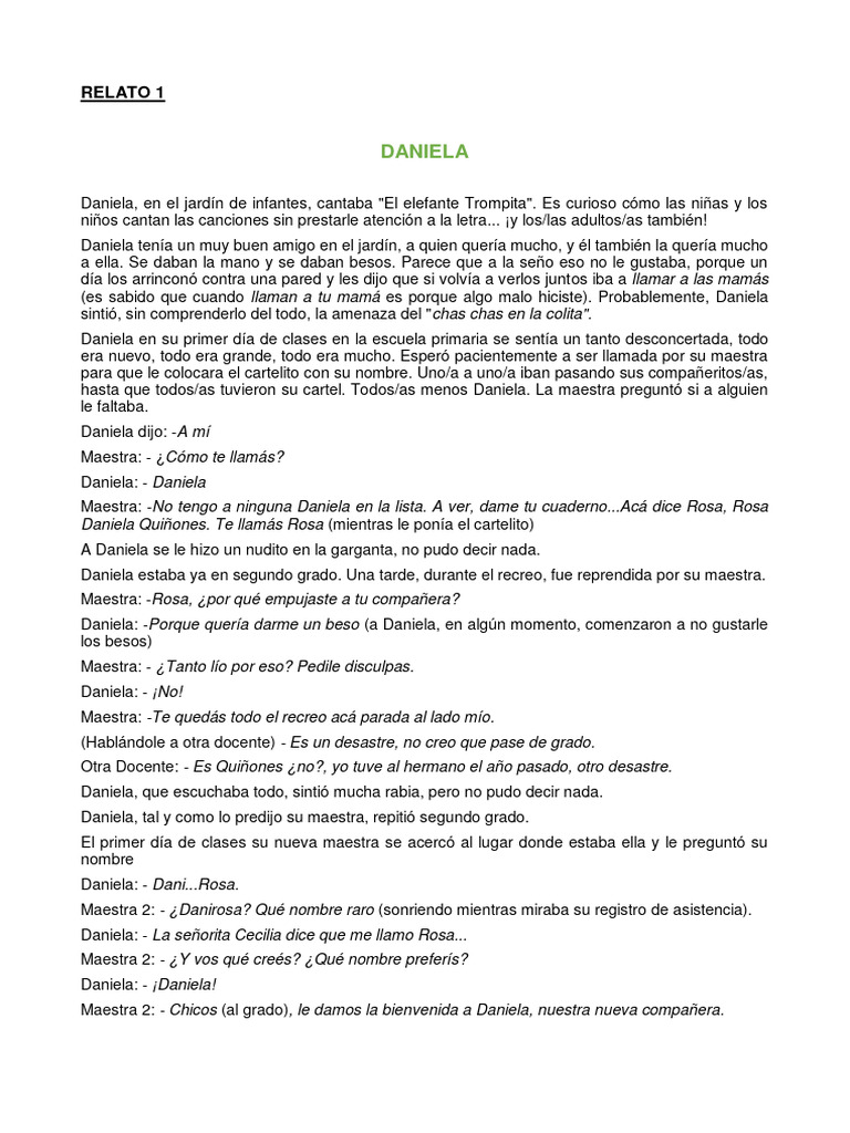 Relatos Punto 1 TF - 2C 2021 | PDF