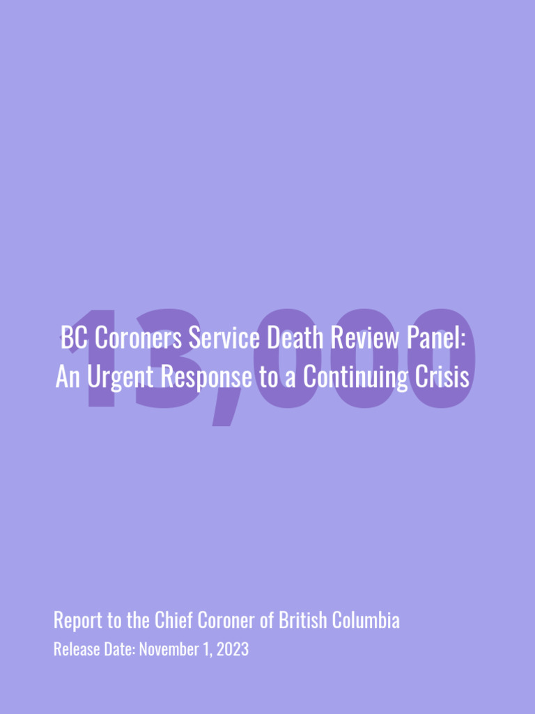 An Urgent Response To A Continuing Crisis | PDF | Substance Use ...