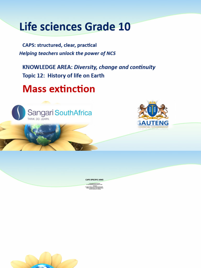 PP30. Mass Extinctions | PDF | Extinction | Volcano