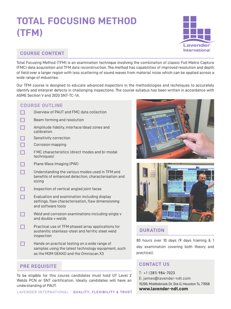 TFM SNT Course | PDF | Materials Science | Applied And ...