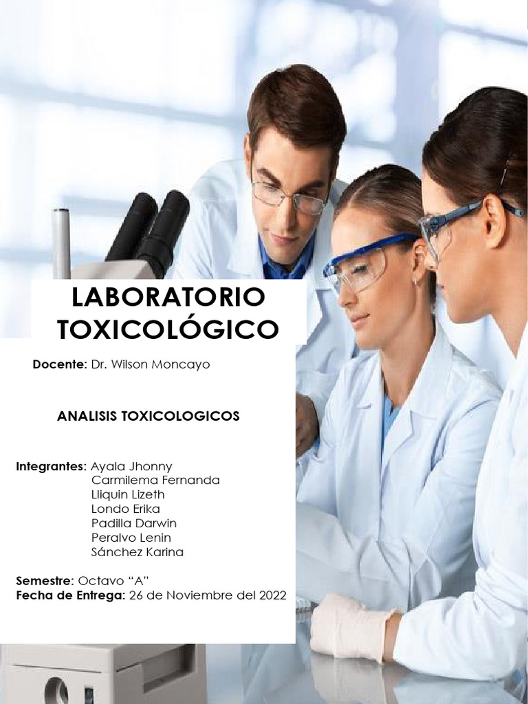 Analisis Toxicologico | PDF | Toxicidad | Etanol