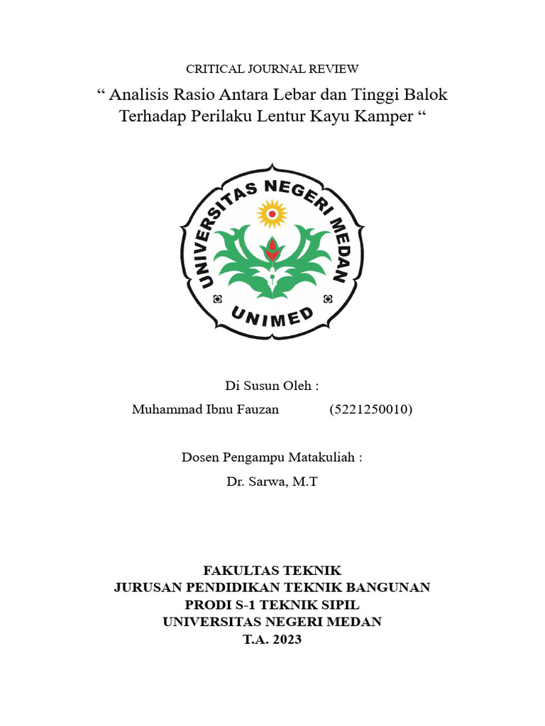 CJR Mekanika Bahan | PDF