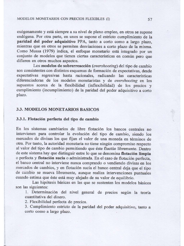 Modelos Monetarios | PDF
