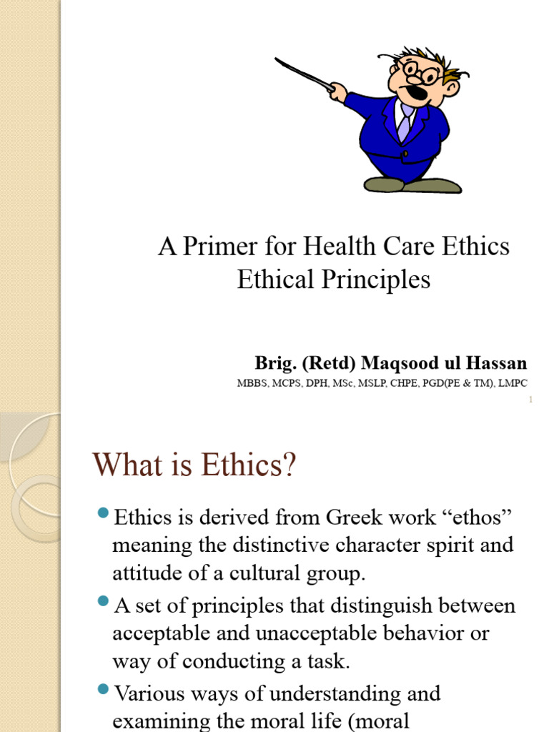 Ethical Principles 01-10-2020 | PDF | Autonomy | Morality