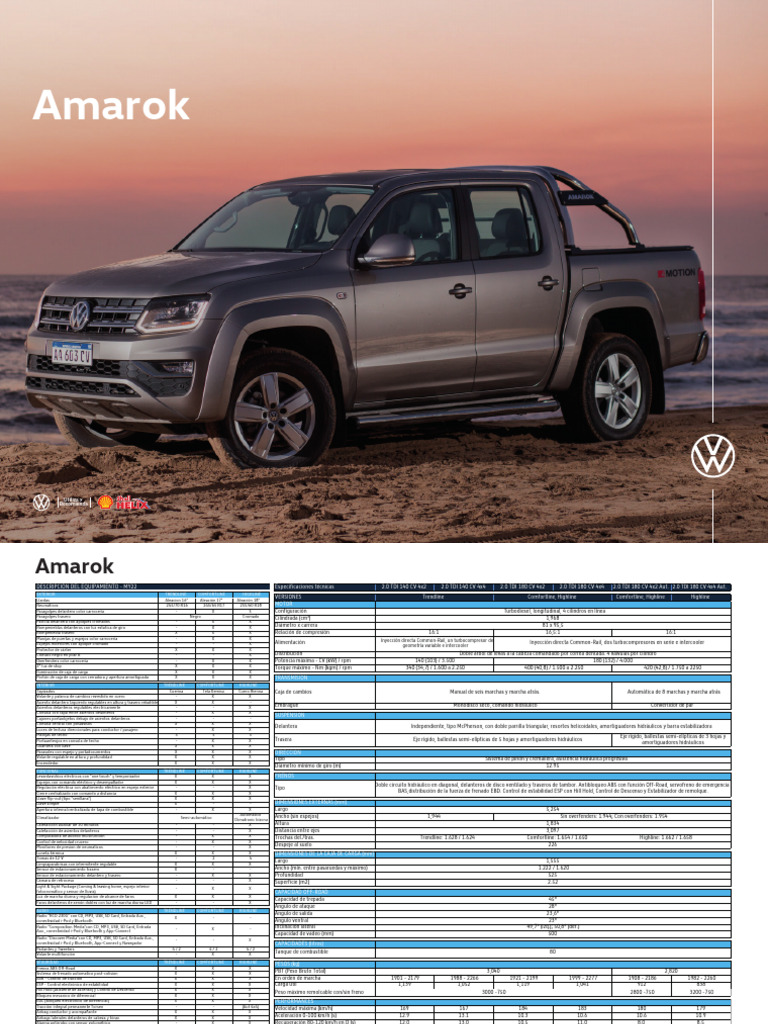 Amarok | PDF | Tracción en las cuatro ruedas | Ingeniería mecánica