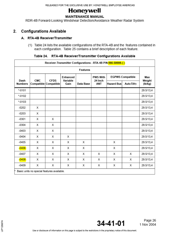 RDR-4B Configurations | PDF | Radar | Microwave Technology