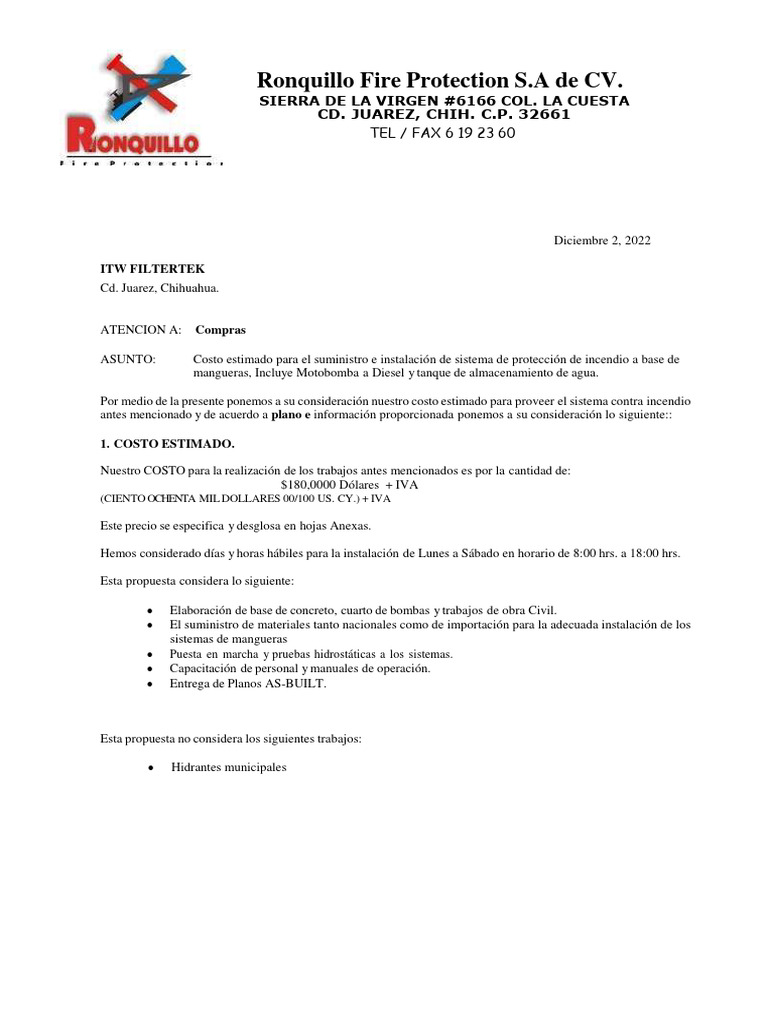 Cot Itw Filtertek Mangueras 2022 | PDF | Tubería (transporte de fluidos ...