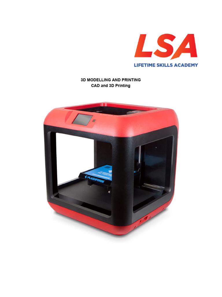 3D Printing Master Lesson Plan | PDF | 3 D Computer Graphics | 3 D Printing