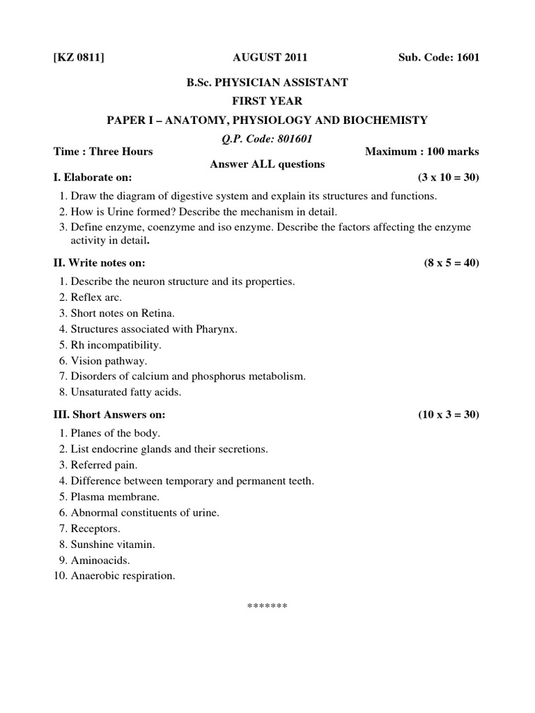 Anatomy, Physiology, Biochemistry | PDF | Human Body | Heart
