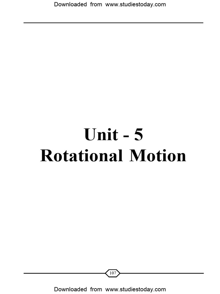 NEET UG Physics Rational Motion MCQs | PDF | Rotation Around A Fixed Axis | Torque