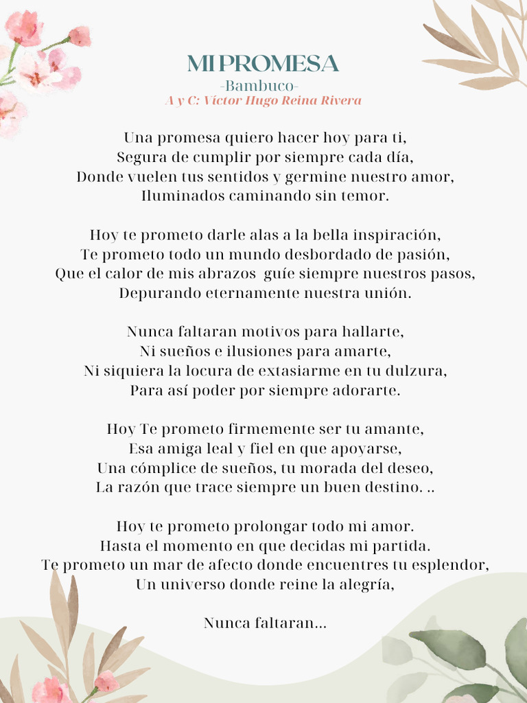 Mi Promesa - Formato Completo (PDF) - Compressed | PDF