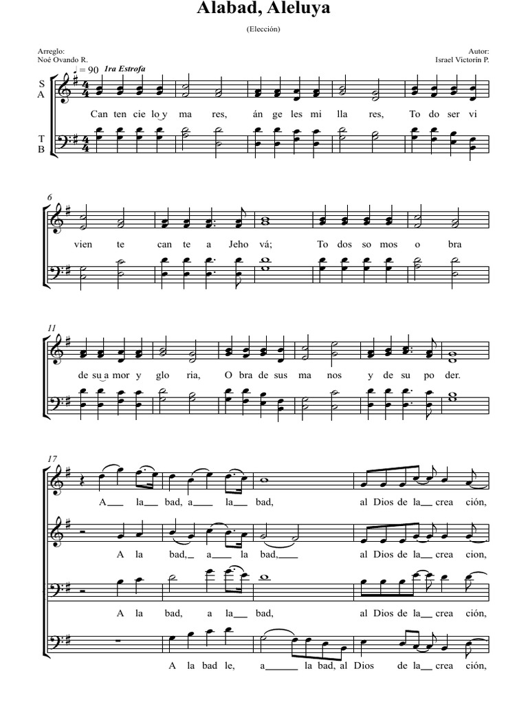 Alabad Aleluya | PDF