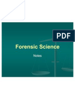 Introduction To Forensic Science: Lecture Notes Chapters 1-3 | PDF ...