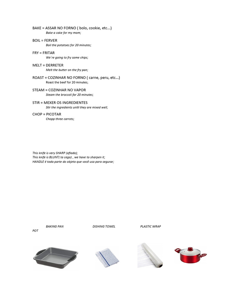 Kitchen Utensils | PDF