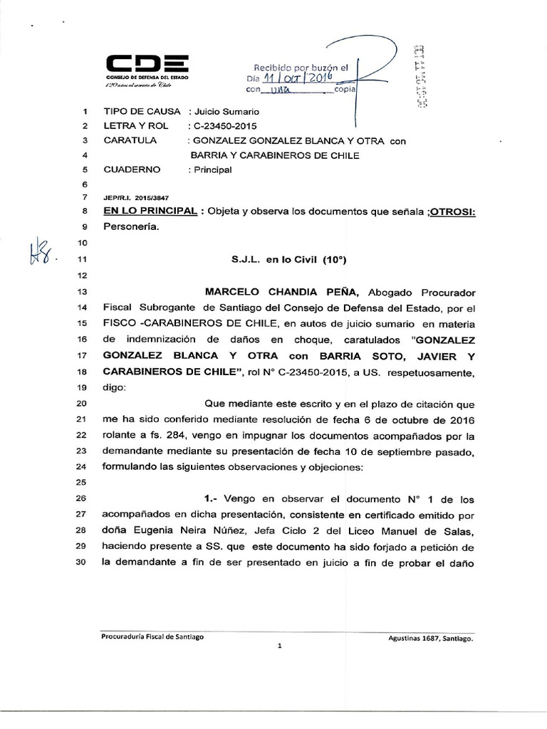 Objeta Documentos, Escrito | PDF