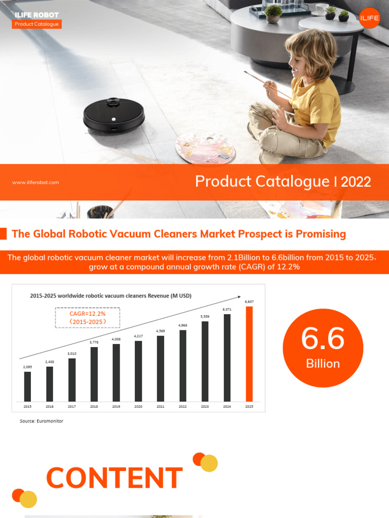 ILIFE 2022 Robotic Vacuum Catalogue | PDF | Vacuum Cleaner ...