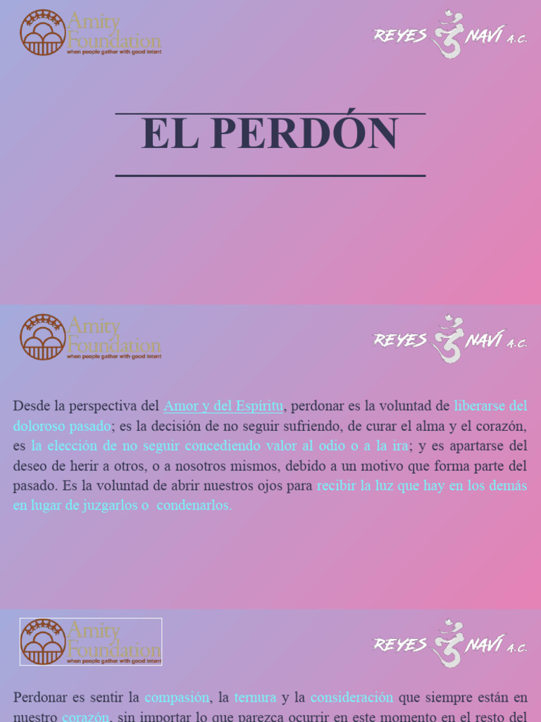 Taller Perdón | PDF | Amor | Perdón
