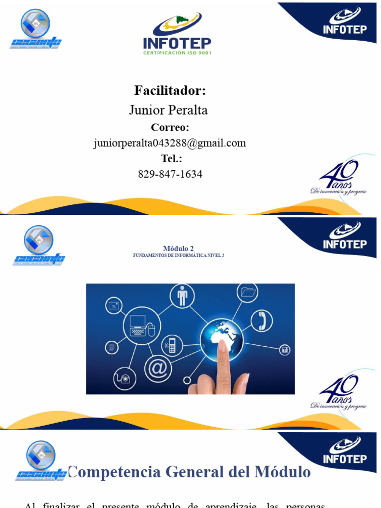 Fundamentos de Informática y Teclado | PDF | Hardware de la computadora | Periférico