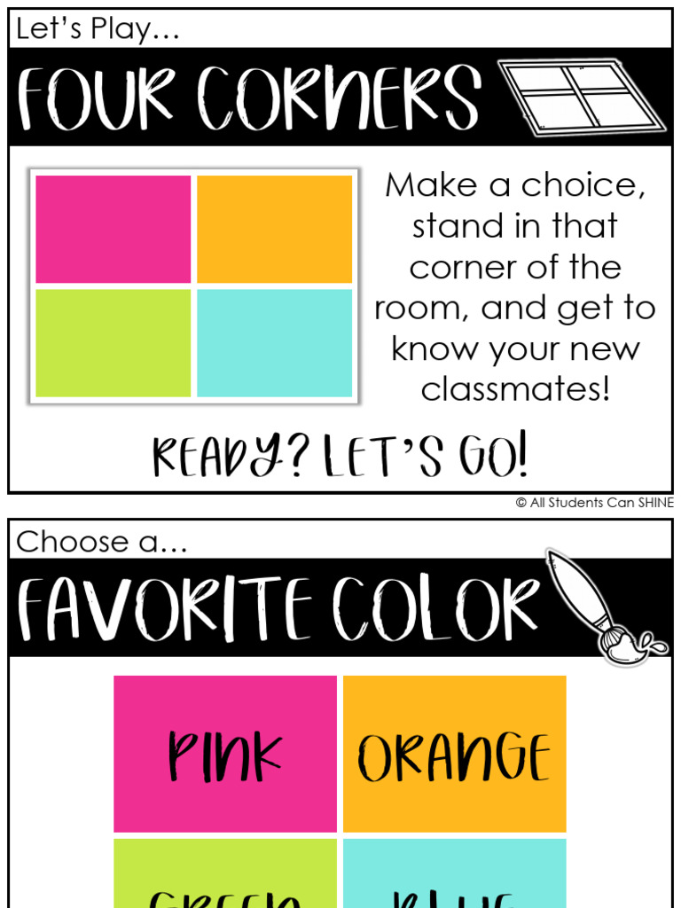 Classroom Icebreaker Activity | PDF | Language Arts & Discipline