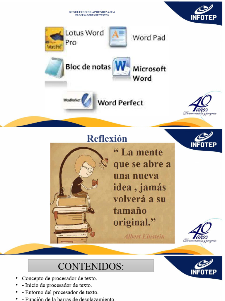 Procesadores de Textos | PDF | Procesador de textos | Ventana (informática)