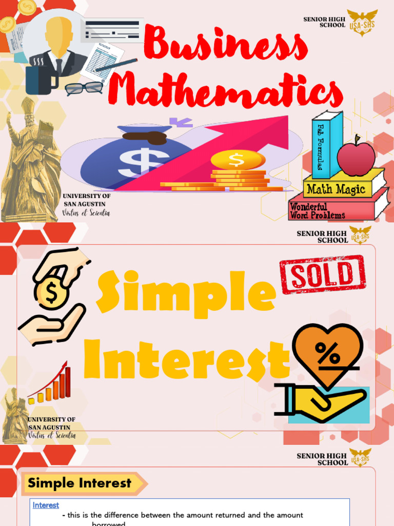Business Math | PDF | Interest | Present Value
