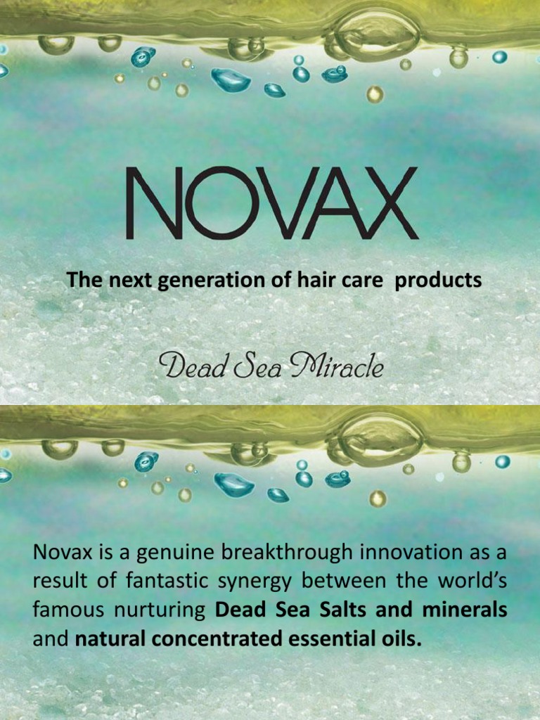 NOVAX Hair Care - Presentation | PDF | Dead Sea | Salt