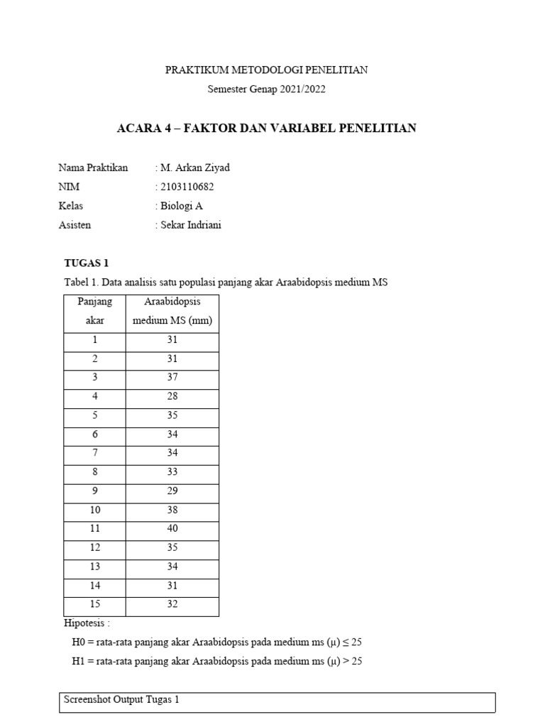 M. Arkan Ziyad - Metopel 4 | PDF