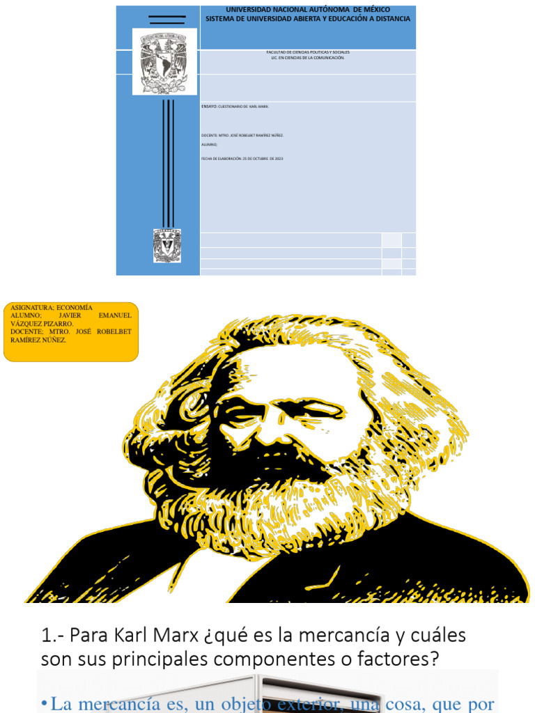Conceptos Clave De Marx Sobre Mercancía Y Capital Pdf Capital