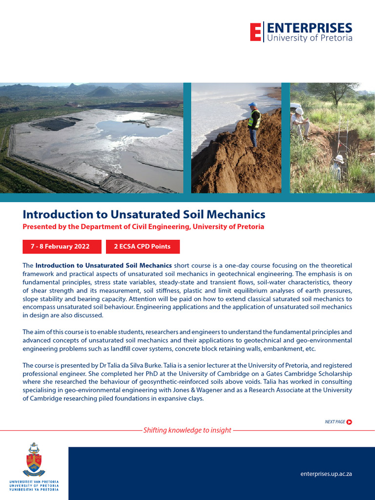 Introduction To Unsaturated Soil Mechanics | PDF | Soil Mechanics | Geotechnical Engineering