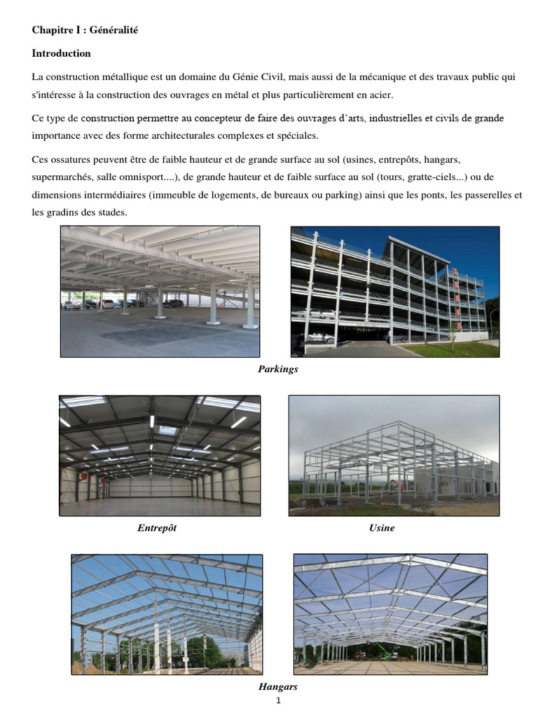 Construction métallique : matériaux et techniques | PDF | Acier ...