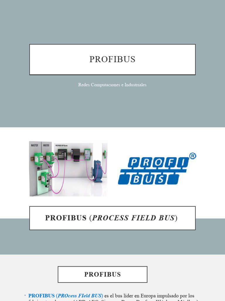 Redes6 Profibus 21 | PDF | Controlador lógico programable | Modelo osi