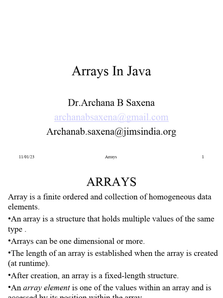 Array - Single & Multidimensional | PDF | Data Type | Integer (Computer Science)