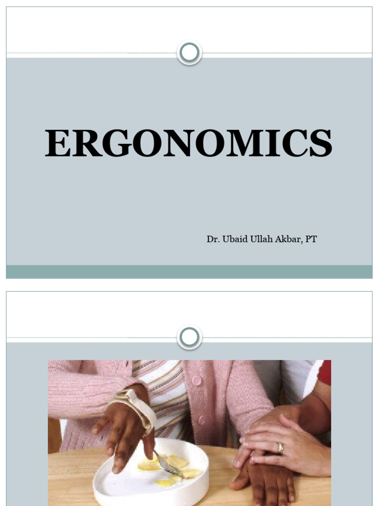 Ergonomics - Chapter No 1 History of Ergo | PDF | Human Factors And ...