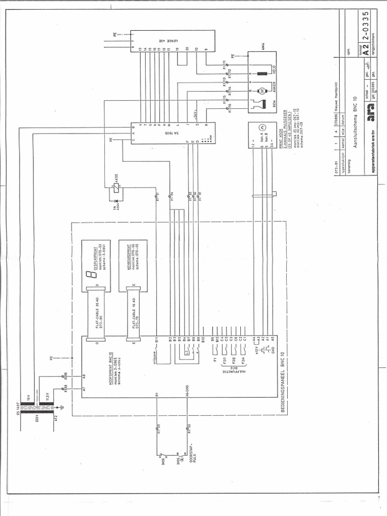 BCN10 Besturing Schema's | PDF
