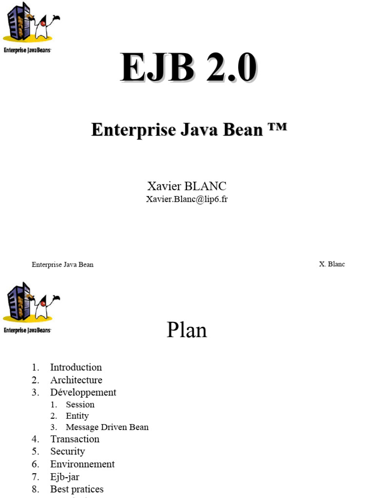 XB3 Ejb | PDF | Java Platform | Java Specification Requests