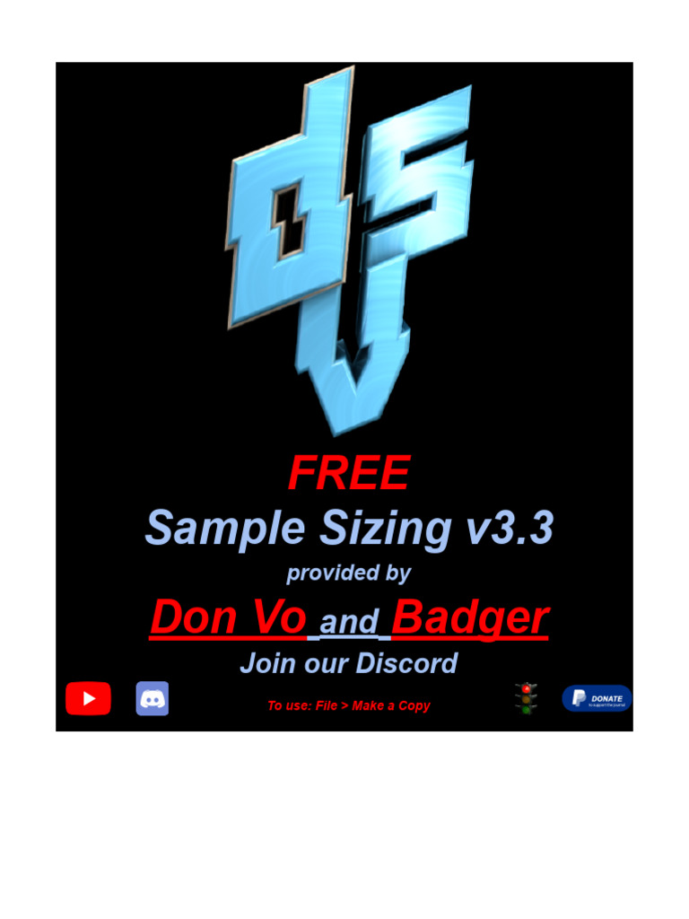 Trade Table Templates Pdf