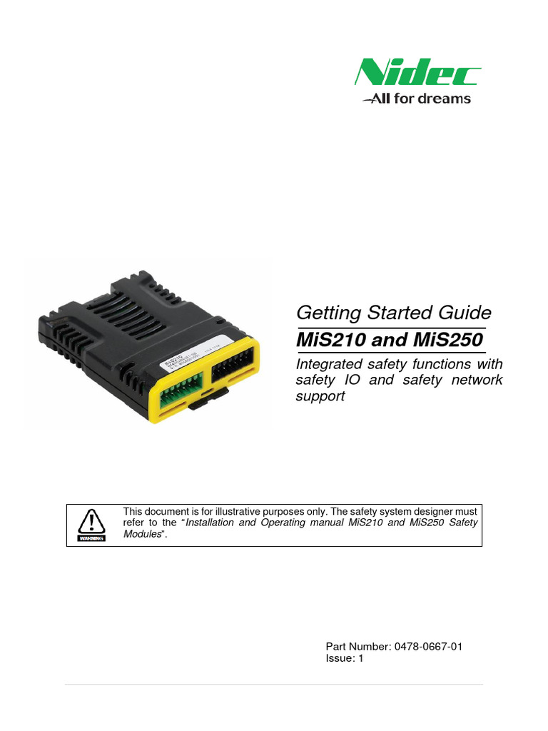 MiS210 and MiS250 Safety Module Getting Started Guide | PDF | Computer ...