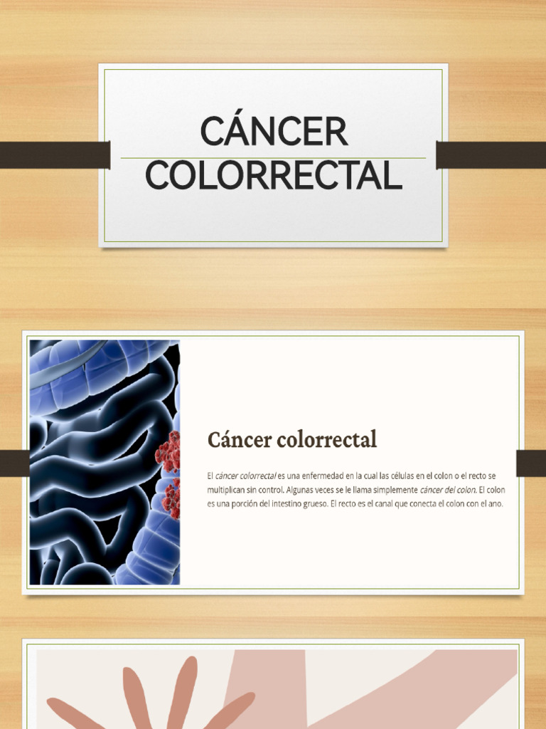 Diapositiva de Cancer Colorrectal | PDF