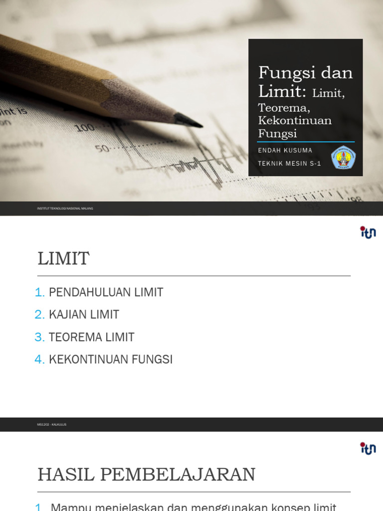 Limit dan Teorema dalam Kalkulus | PDF
