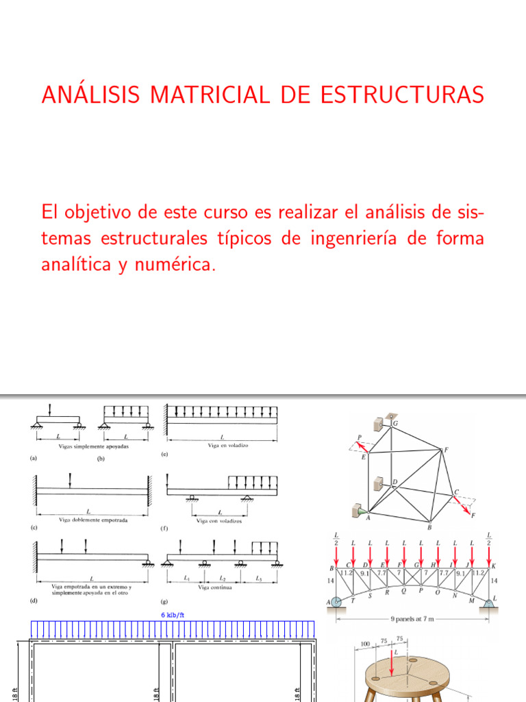 Análisis Matricial de Estructuras | PDF